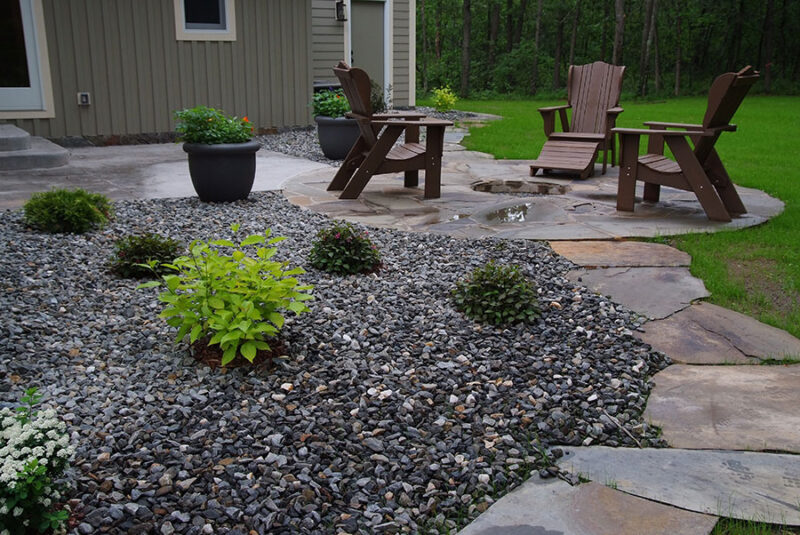 Landscape 2 - Natural Crushed Rock, Interior/Exterior Decorative Stone ...