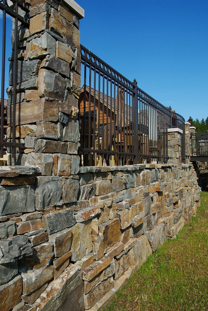 Exterior Wall - Natural Crushed Rock, Interior/Exterior Decorative ...