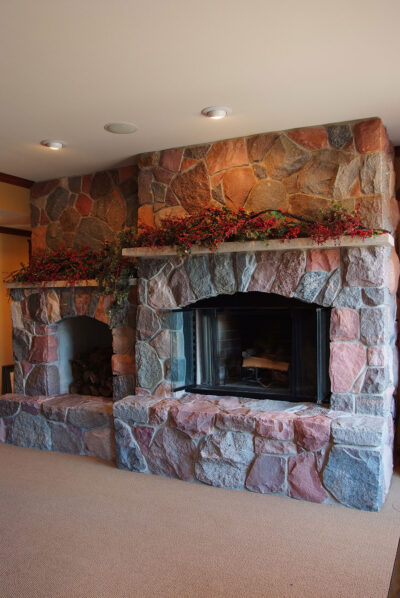 Fireplaces 15 - Natural Crushed Rock, Interior/Exterior Decorative ...
