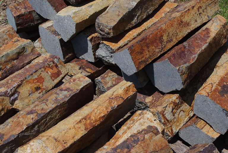 Basalt Medium 10"-16" Base Cut (Each) - Natural Crushed Rock, Interior ...
