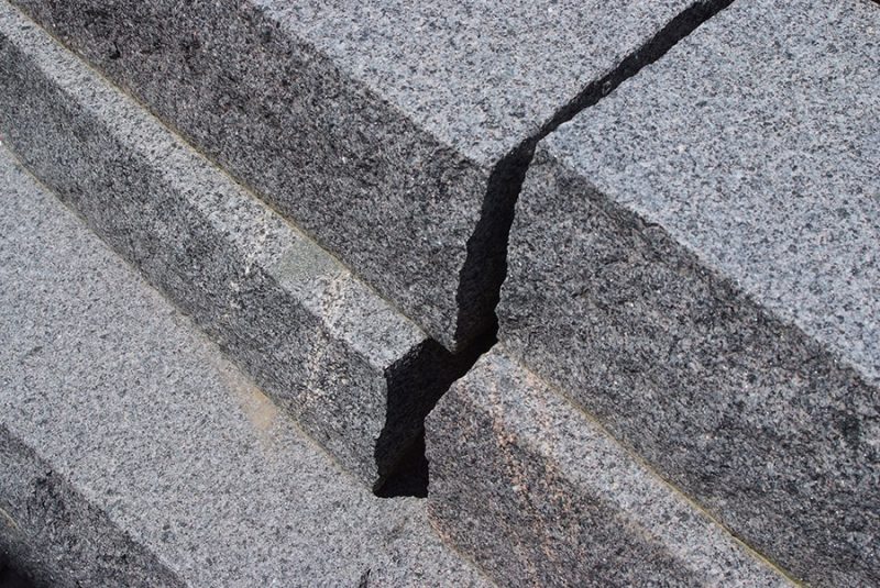 Mahogony Granite Stair Treads - Each - Natural Crushed Rock, Interior ...