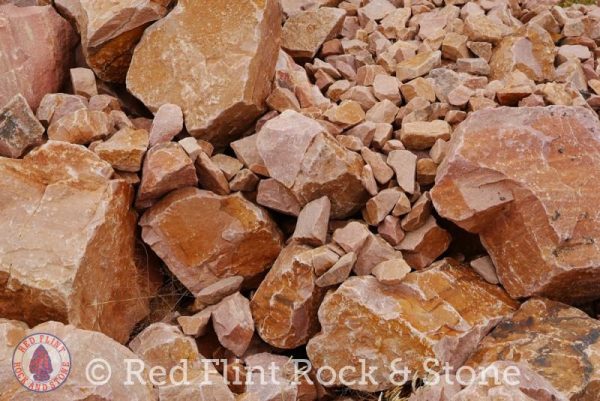 Canadian Red Rock -18" - Natural Crushed Rock, Interior/Exterior ...