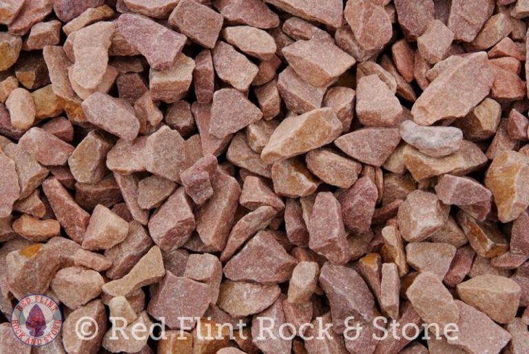 Canadian Red Rock 3/4" - Natural Crushed Rock, Interior/Exterior ...