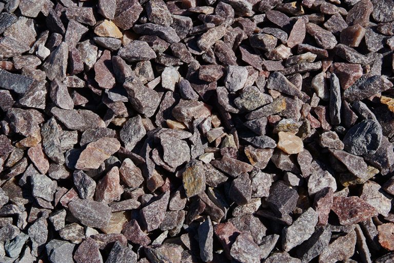 Purple Sunset Quartzite 3/4" - Natural Crushed Rock, Interior/Exterior ...