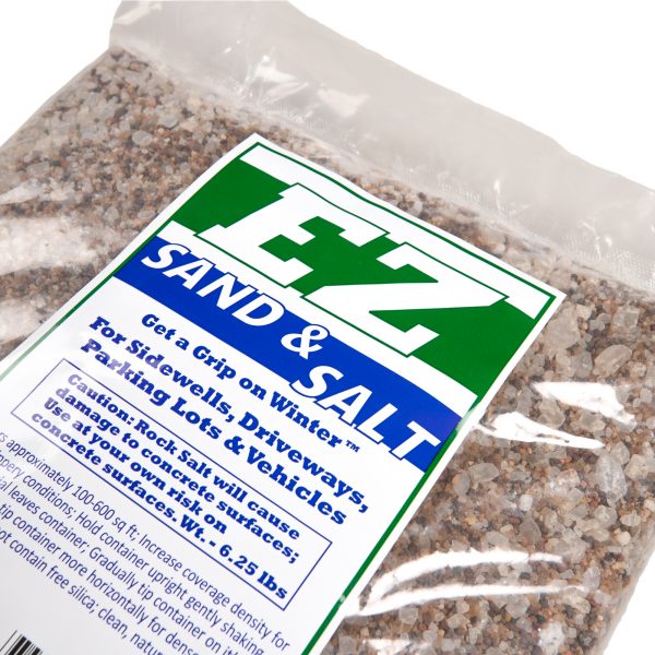 EZ Traction Salt & Sand - Natural Crushed Rock, Interior/Exterior ...