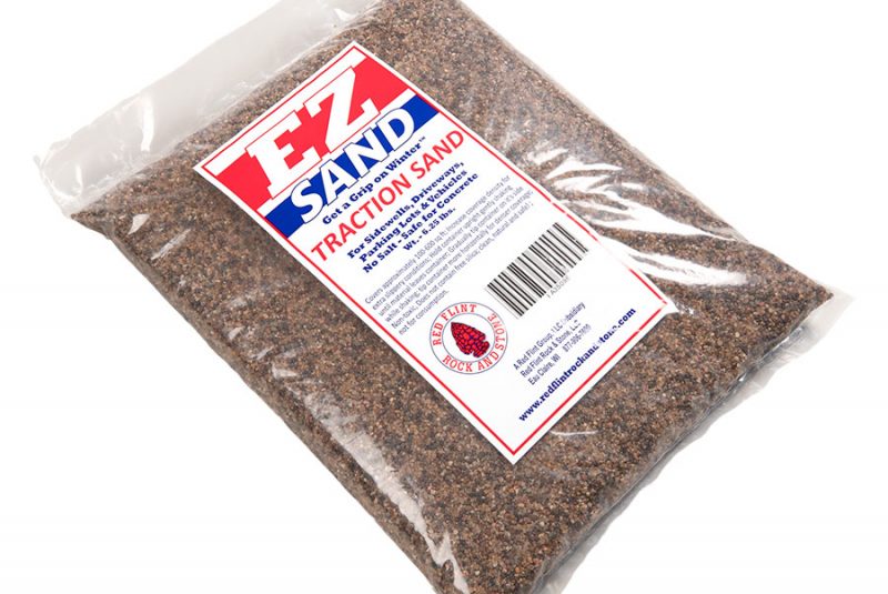 EZ Traction Sand - Natural Crushed Rock, Interior/Exterior Decorative ...