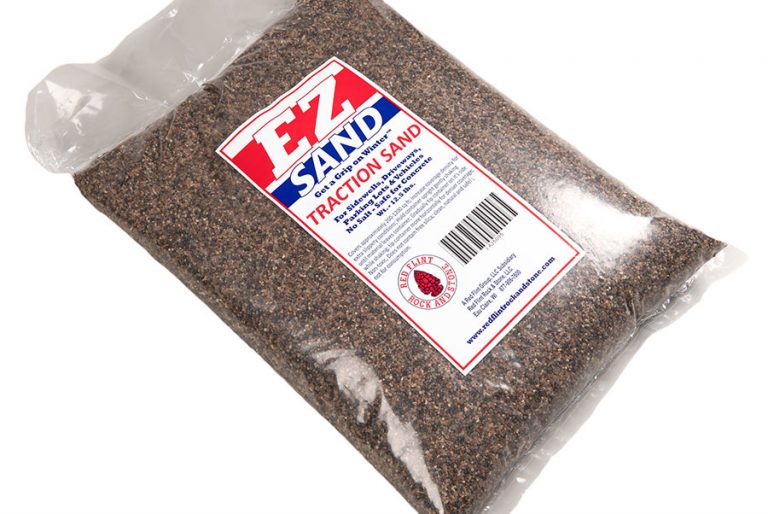 EZ Traction Sand - Natural Crushed Rock, Interior/Exterior Decorative ...