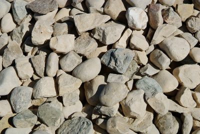 White Rock 1 1/2" - Natural Crushed Rock, Interior/Exterior Decorative ...