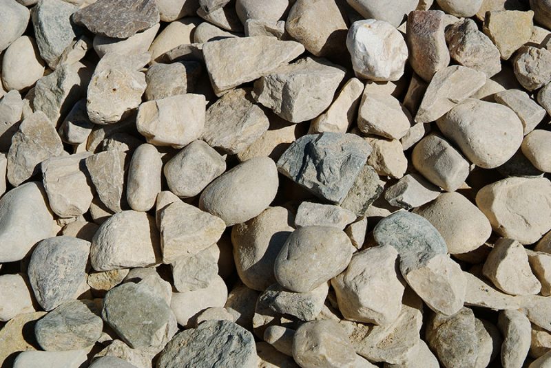 White Rock 1 1/2" - Natural Crushed Rock, Interior/Exterior Decorative ...